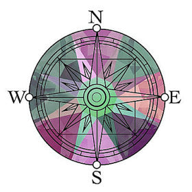 Crystal Compass Design